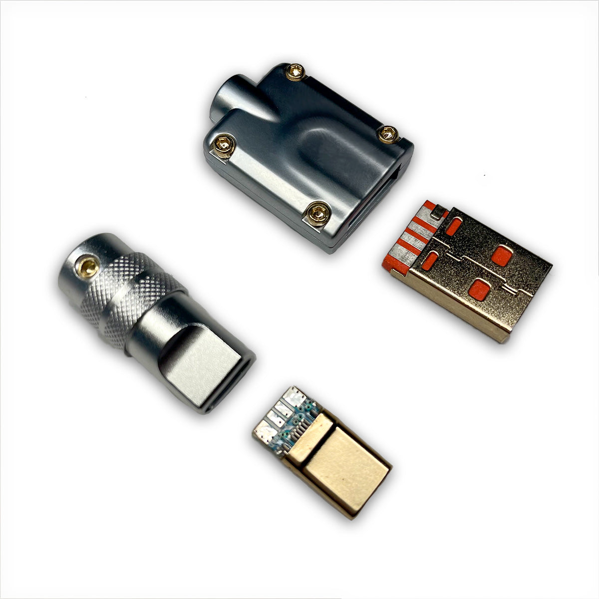 USB-C + USB-A with Metal Shell Connector Set – CruzCtrl LLC